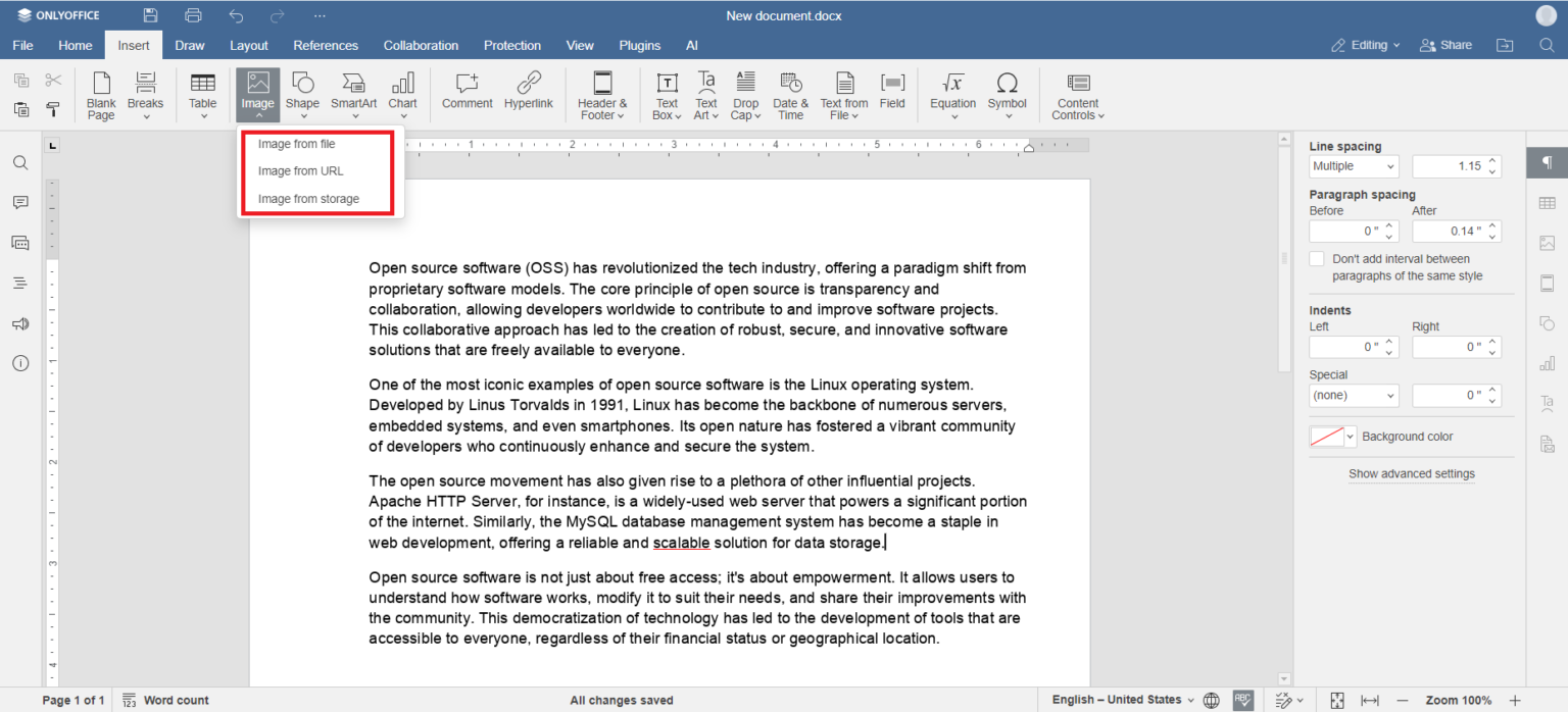 What is the anchor in Word document and how to remove it?