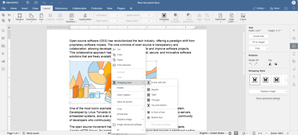 What is the anchor in Word document and how to remove it?