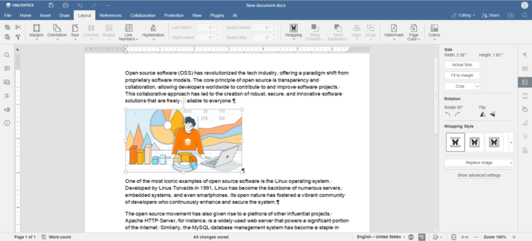 What is the anchor in Word document and how to remove it?