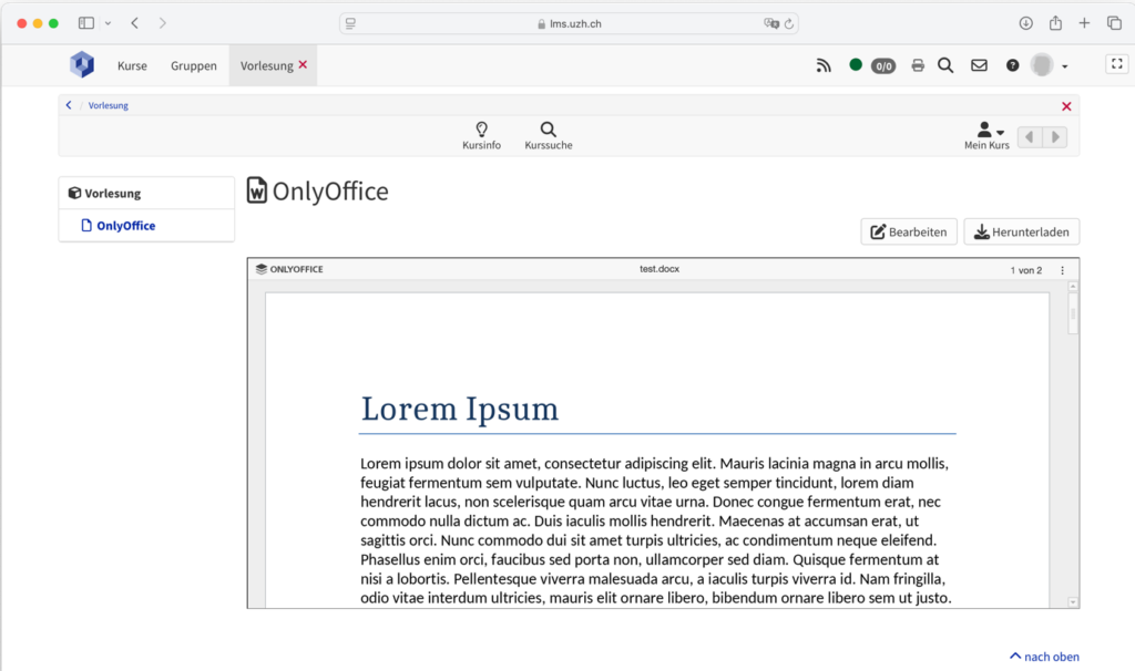How the University of Zurich integrated ONLYOFFICE Docs into OLAT | ONLYOFFICE Blog