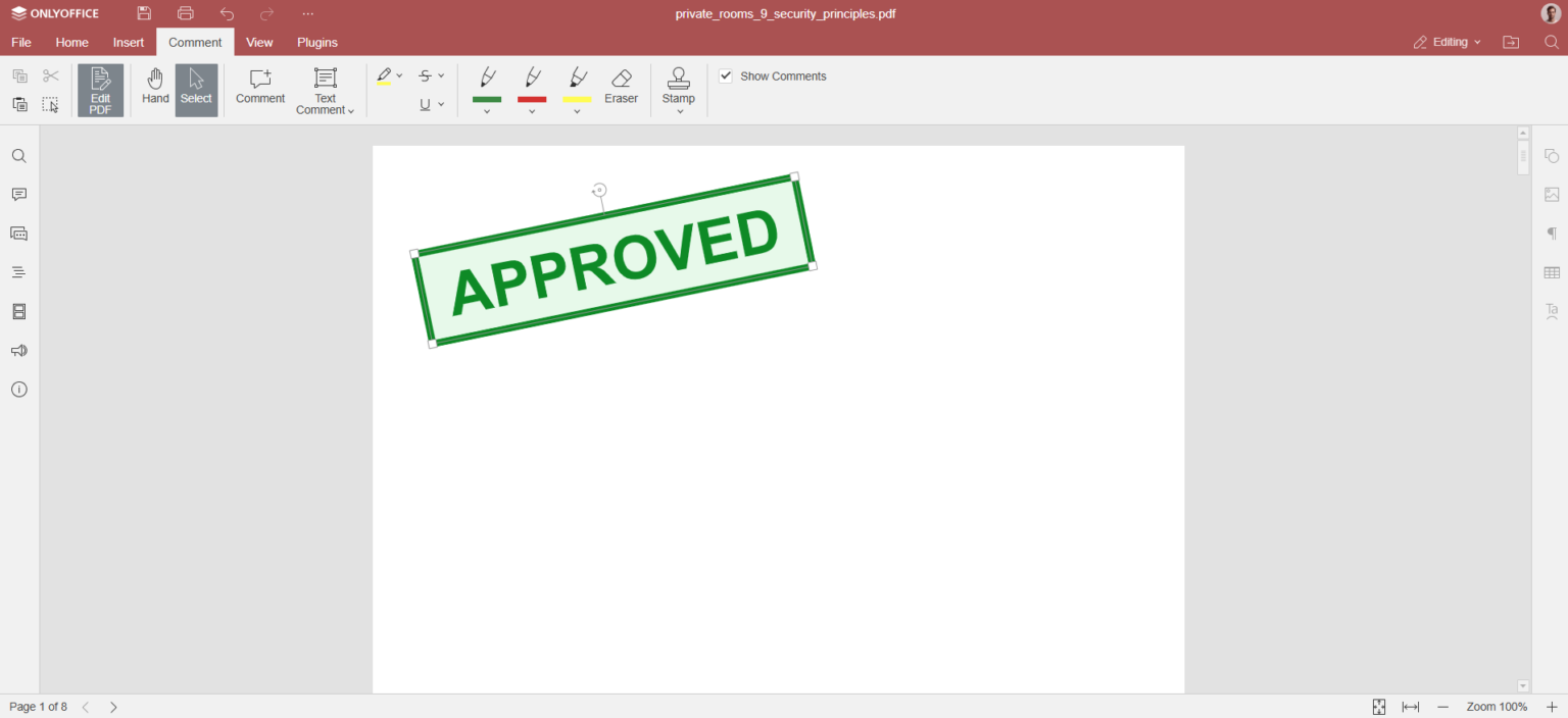 How to add stamp to PDF | ONLYOFFICE Blog