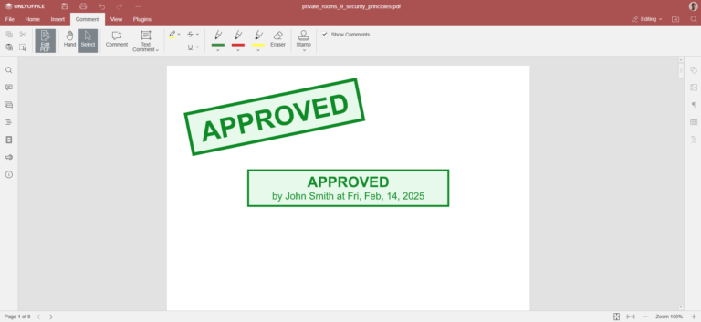 How to add stamp to PDF | ONLYOFFICE Blog