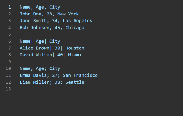 What is CSV delimiter and how to change it