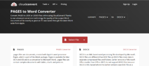 How to convert Apple Pages to Word document