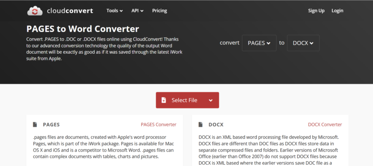 How to convert Apple Pages to Word document