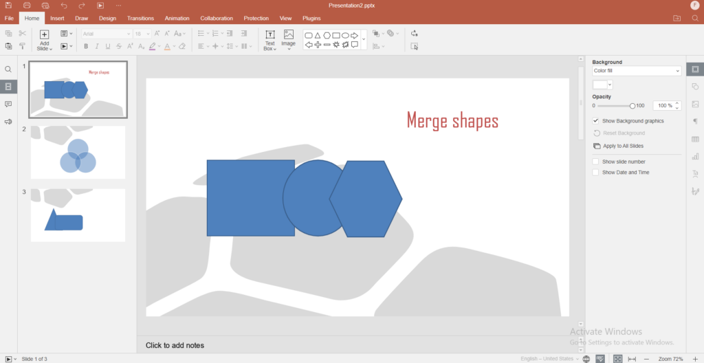 How to merge shapes in PowerPoint | ONLYOFFICE Blog