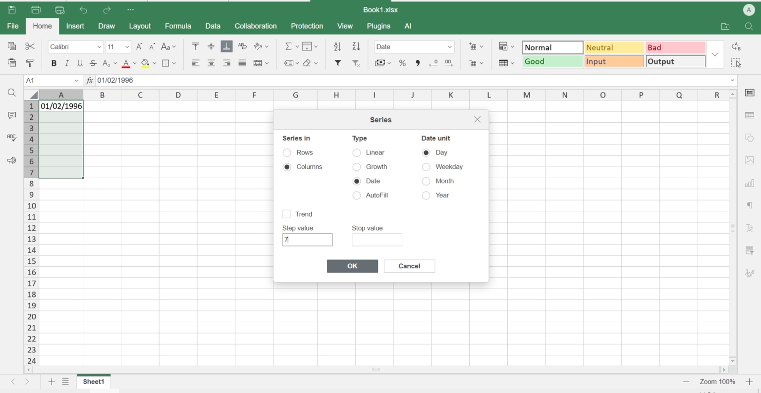 Auto fill dates in Excel: a short guide | ONLYOFFICE Blog
