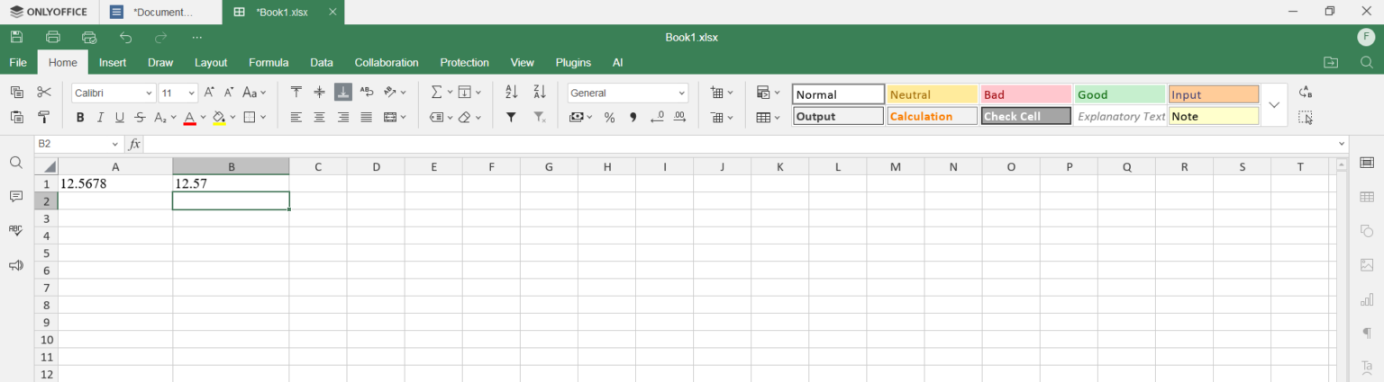 RUNDEN-Funktion in Excel erklärt | ONLYOFFICE Blog