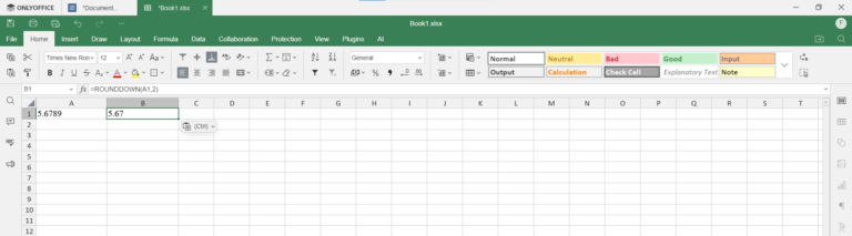 RUNDEN-Funktion in Excel erklärt | ONLYOFFICE Blog