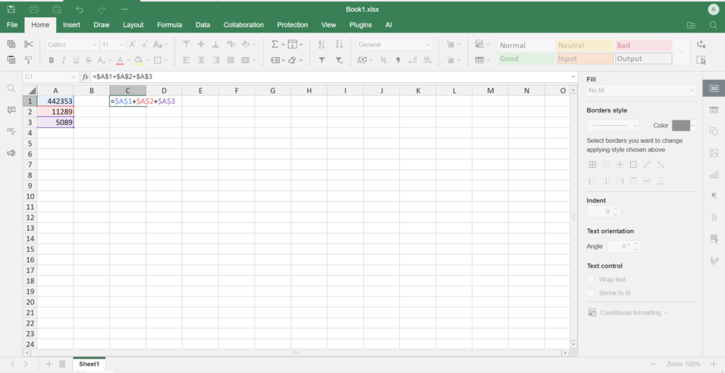 Comment copier une formule dans une feuille Excel