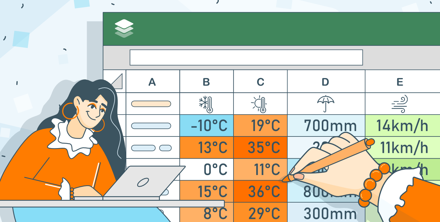 Kreirajte toplotnu mapu podataka u tabeli koristeći ONLYOFFICE makro ...