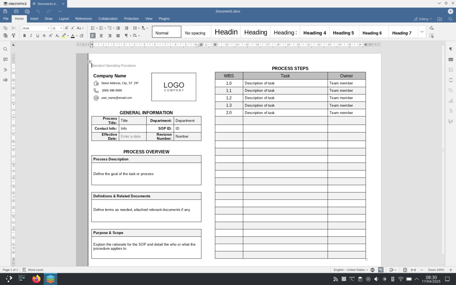 How to install ONLYOFFICE Desktop Editors on Gentoo Linux