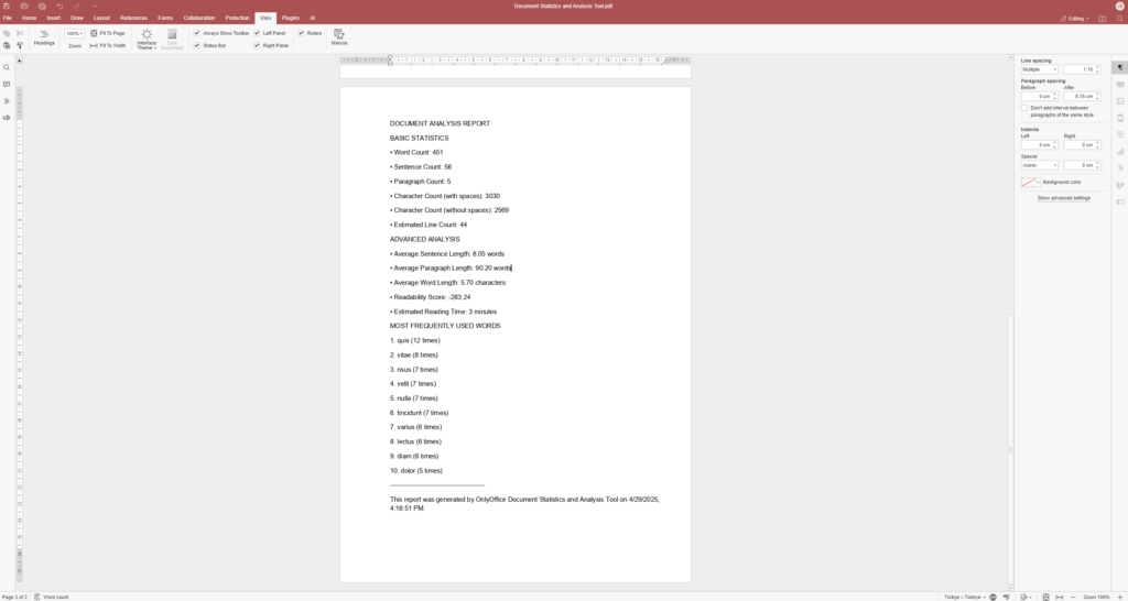 How to analyze PDF form documents with ONLYOFFICE macro | ONLYOFFICE Blog