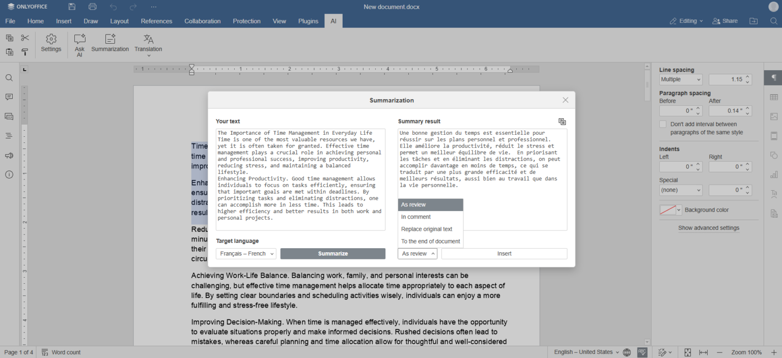 How to use Ollama AI models offline in ONLYOFFICE