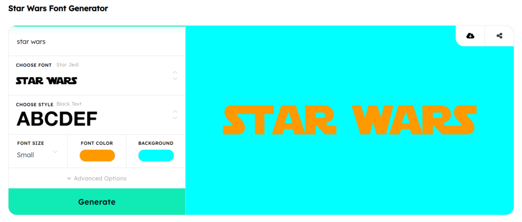 Star Wars font: where to find and how to use