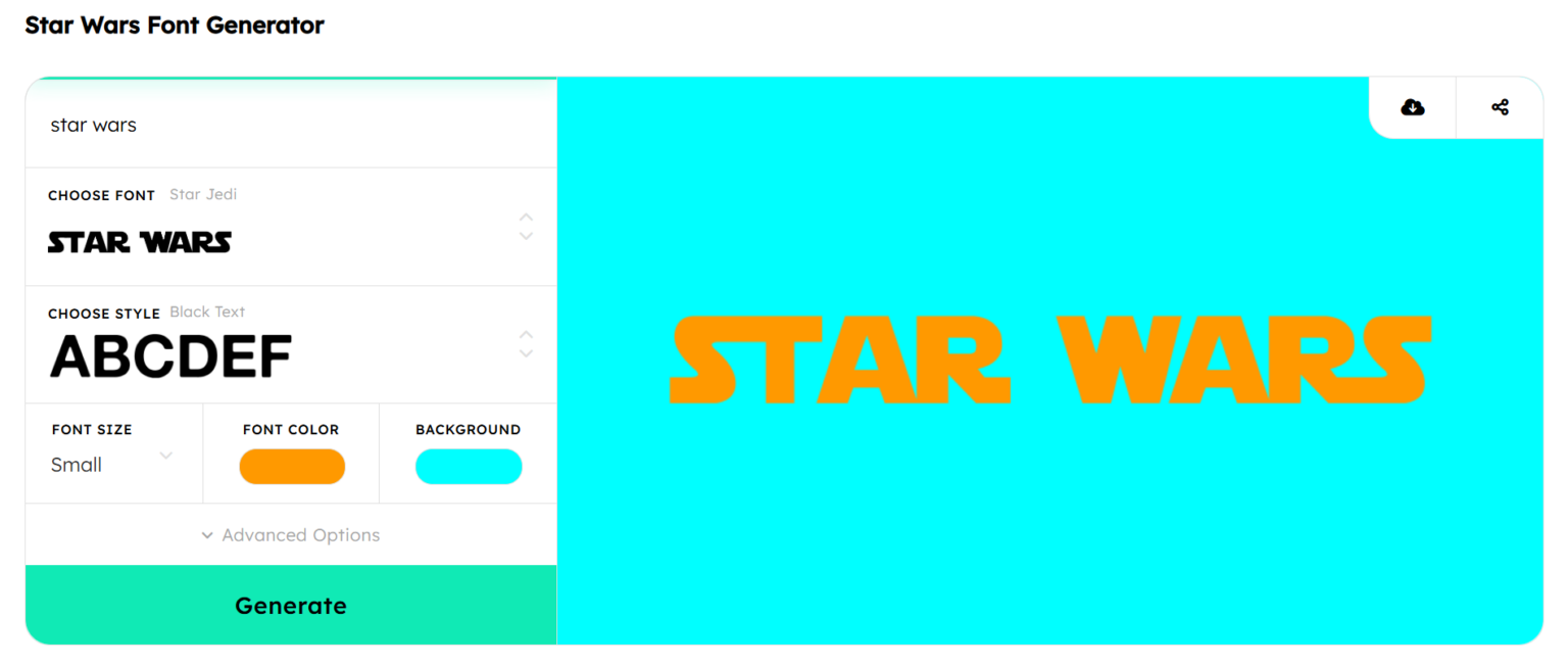 Star Wars font: where to find and how to use