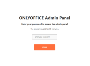 ONLYOFFICE Docs Admin Panel for enterprises | ONLYOFFICE Blog