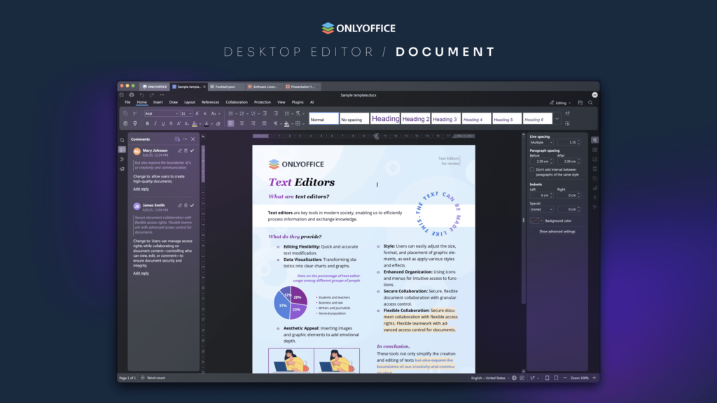 ONLYOFFICE Desktop Editors available on the Microsoft Store