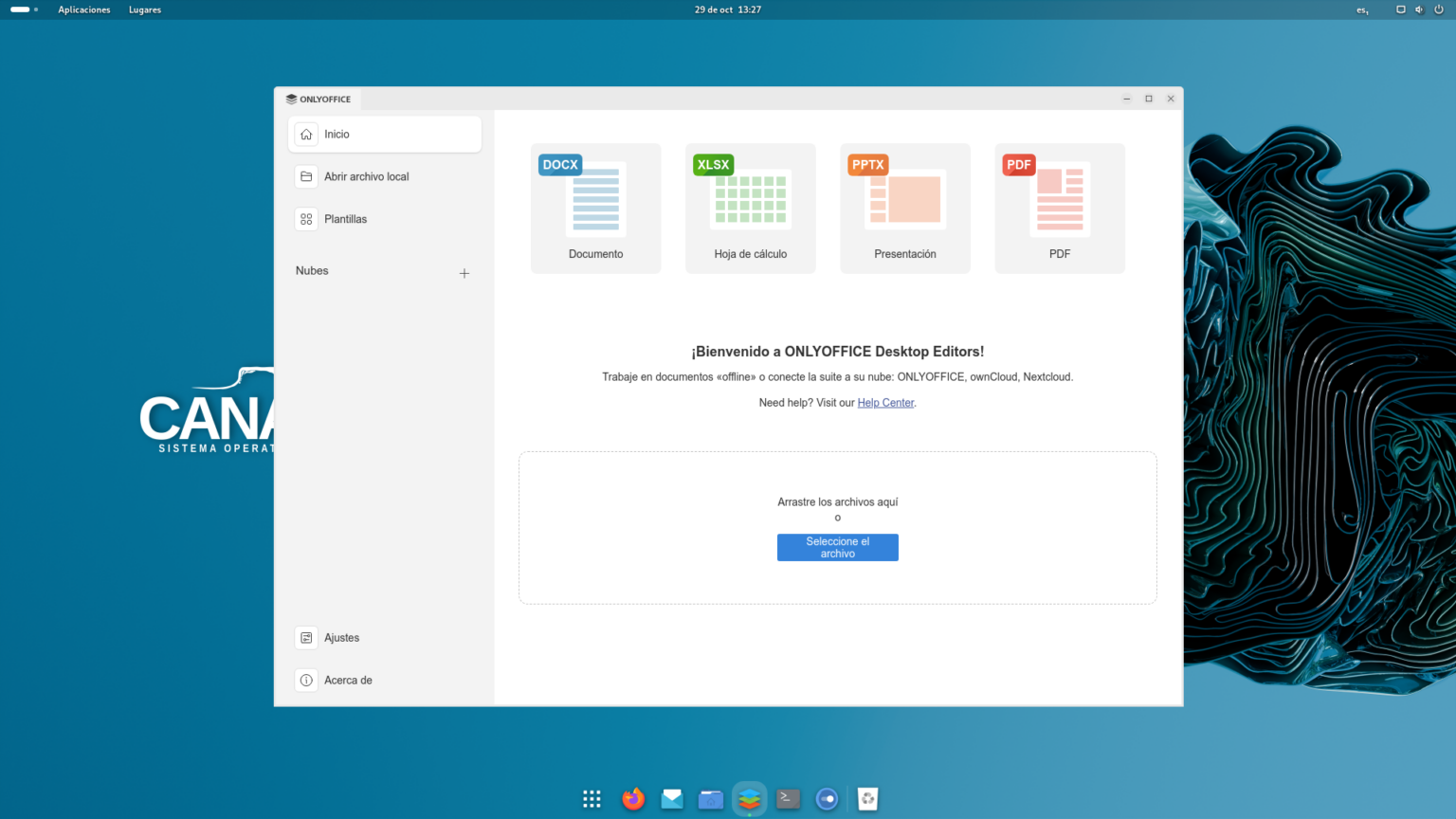 ONLYOFFICE Desktop Editors and Canaima GNU/Linux